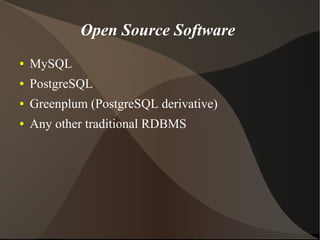 Open source data_warehousing_overview | ODP