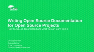 Writing Open Source Documentation for Open Source Projects | PDF | Web Design and HTML | Internet