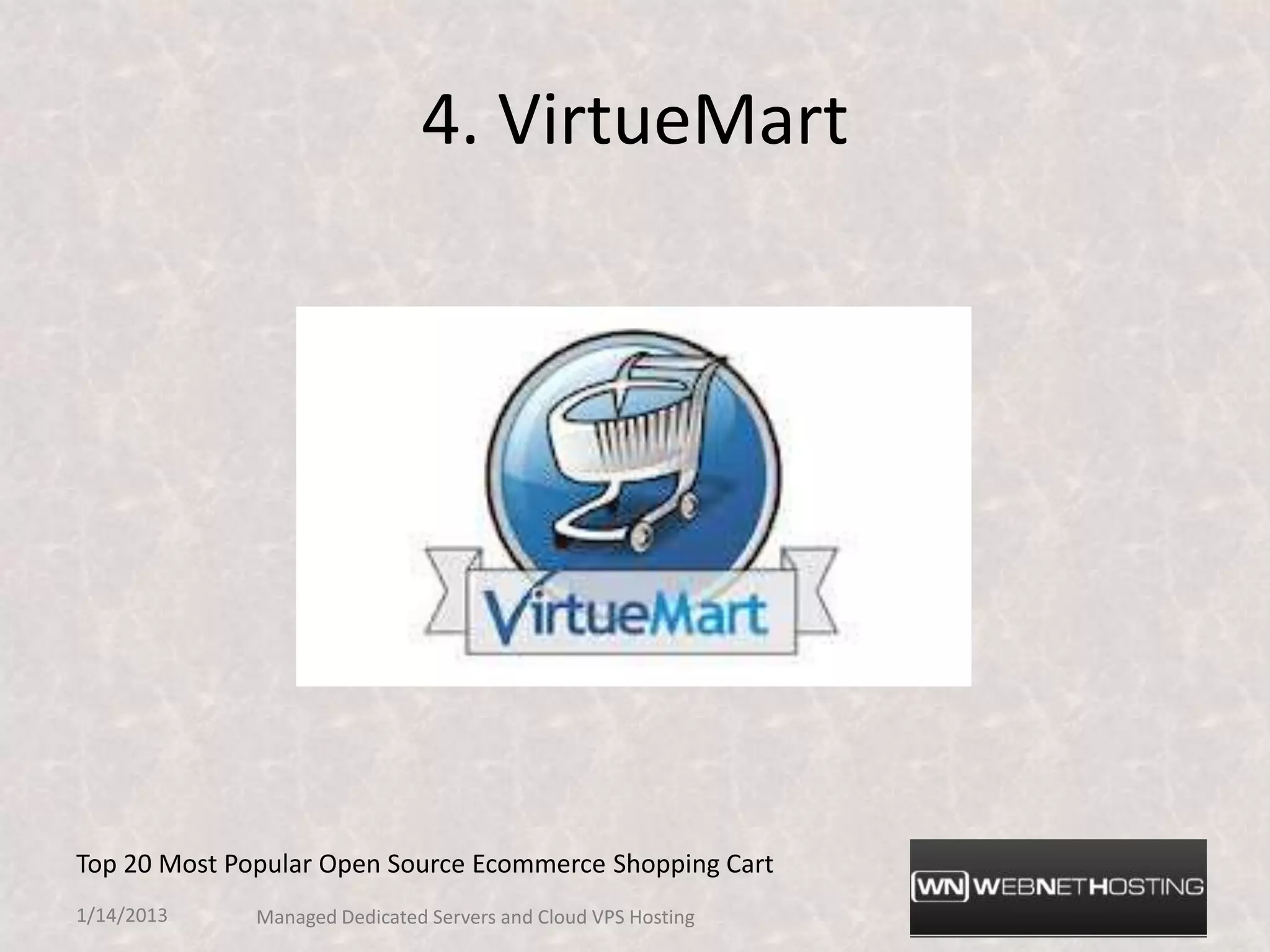 Most Popular Open source Ecommerce shopping carts – Top 20 | PPTX | Web ...