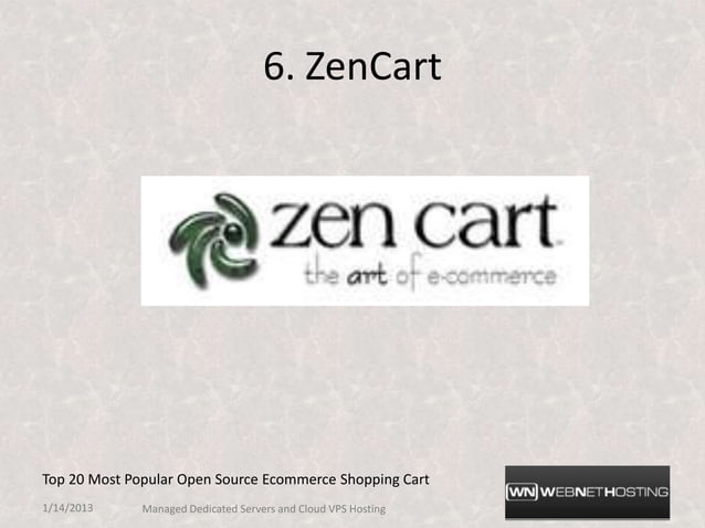 Most Popular Open source Ecommerce shopping carts – Top 20 | PPTX | Web ...