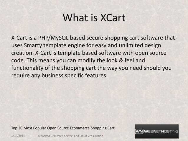 Most Popular Open source Ecommerce shopping carts – Top 20 | PPTX | Web ...