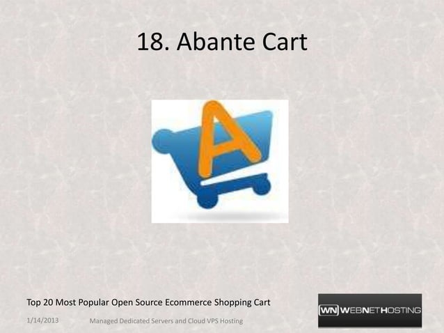 Most Popular Open source Ecommerce shopping carts – Top 20