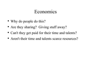 Economics of Open Source Software | PPT