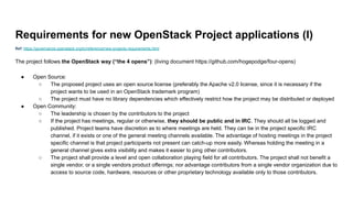 Open source ecosystem evolution open stack and kubernetes models | PDF