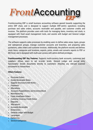 Open source enterprise resource planning (erp) | PDF