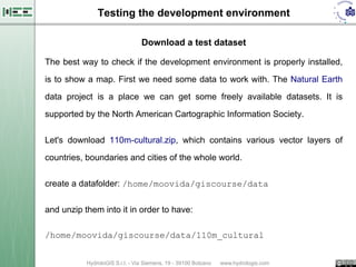 Opensource gis development - part 1 | PPT