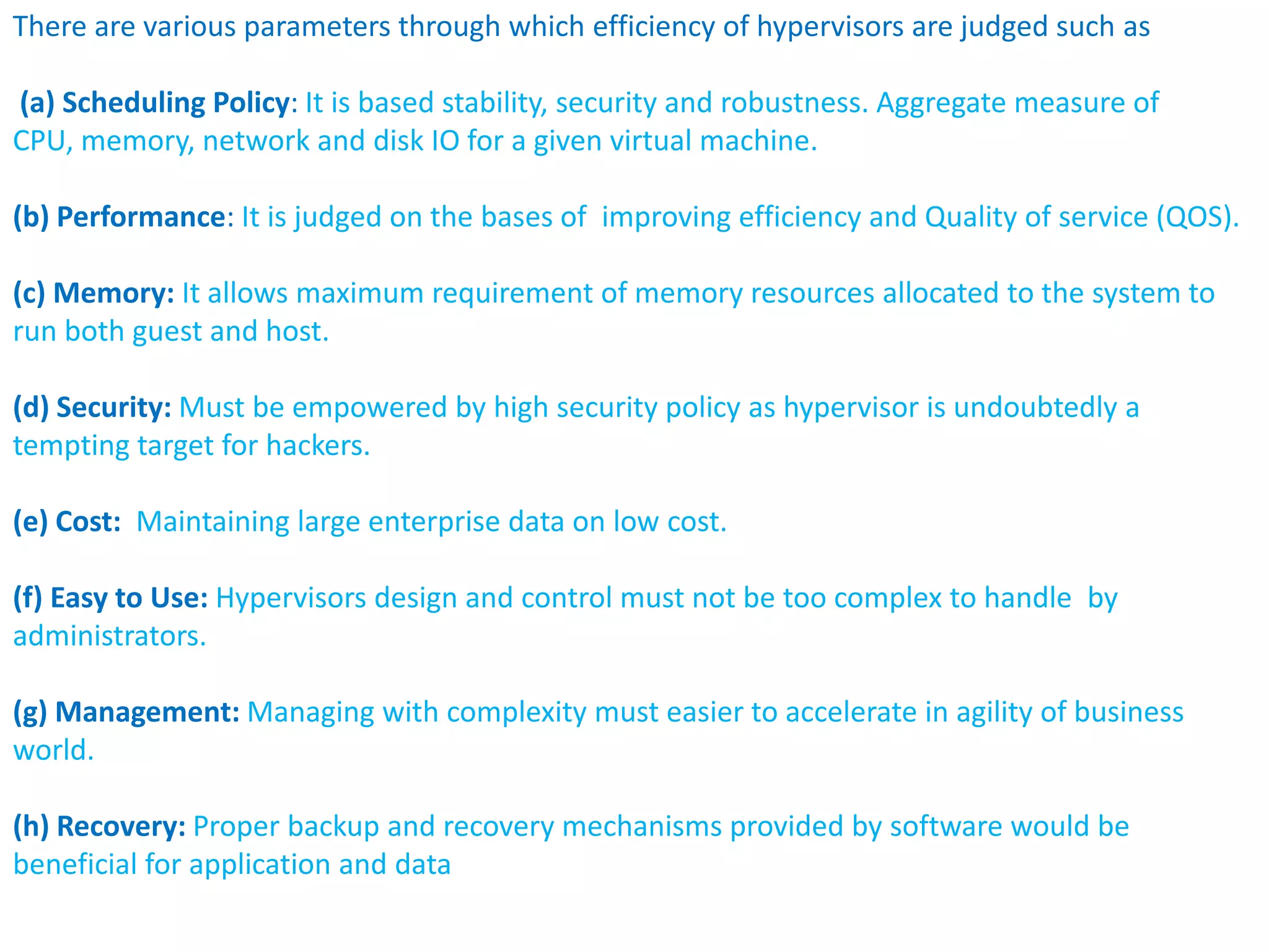 Open source hypervisors in cloud | PPTX