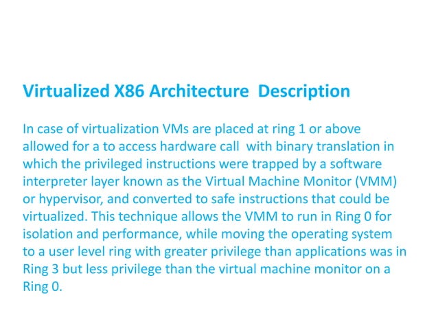 Open source hypervisors in cloud | PPTX | Operating Systems | Computer Software and Applications