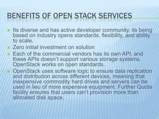 Open Stack Cloud Services | PPTX