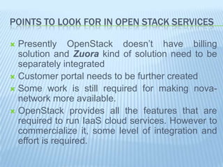 Open Stack Cloud Services | PPTX