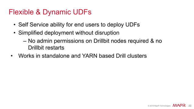 Open Source Innovations in the MapR Ecosystem Pack 2.0 | PPT