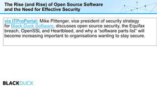 Open Source Insight: Black Duck Now Part of Synopsys, Tackling ...