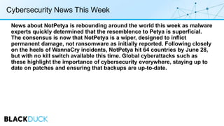 Open Source Insight: NotPetya Strikes, Patching Is Vital for Risk ...