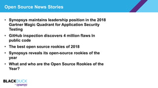 Open Source Insight: GitHub Finds 4M Flaws, IAST Magic Quadrant, 2018 Open Source Rookies | PPT