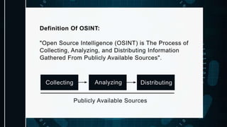 OSINT (Open Source Intelligence) Training by Tonex | PPTX