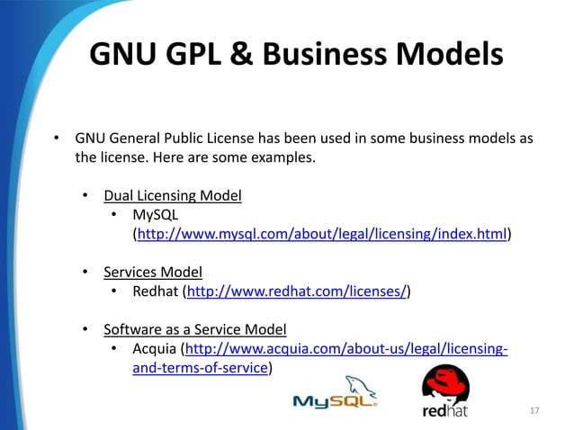 Open Source Licences | PPTX