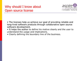 Open source licenses training | PPT