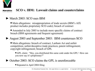 Open_Source_Litigation_8-2004 | PPT