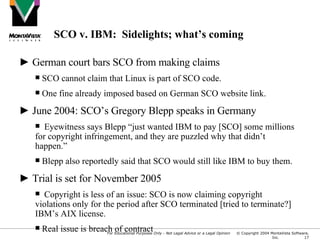 Open_Source_Litigation_8-2004 | PPT