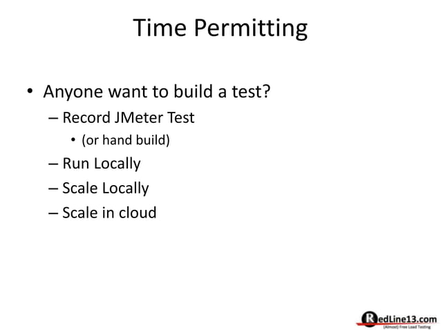 Open source load testing | PPT