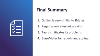 Open Source Load Testing: JMeter, Gatling and Taurus | PPTX