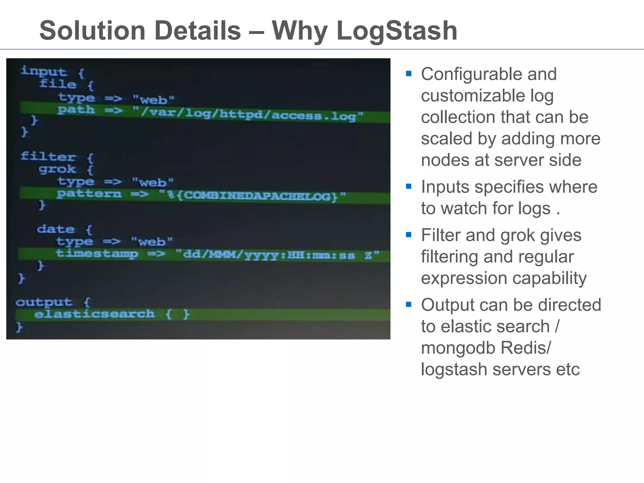 Open source log analytics | PPTX | Search | Internet