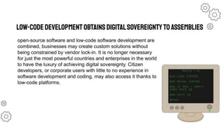 How Open Source & Low-code Are Powering Digitalization? Check | PDF