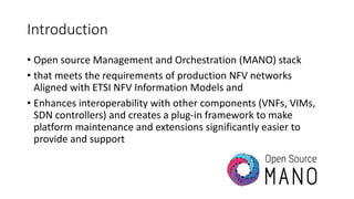 Open Source MANO(OSM) | PPTX