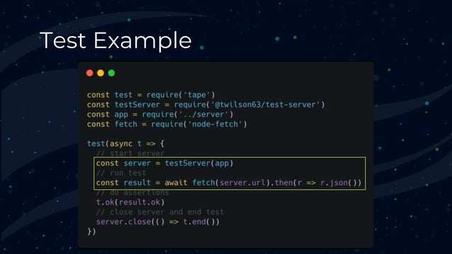 A Starters Guide to Building APIs with Javascript | PPT