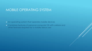 Open source mobile Operating Systems | PPTX