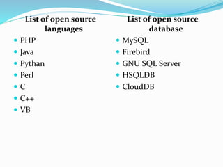 Open source movement | PPTX