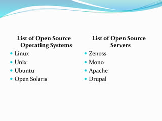 Open source movement | PPTX