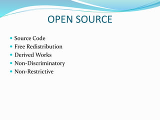 Open source movement | PPTX
