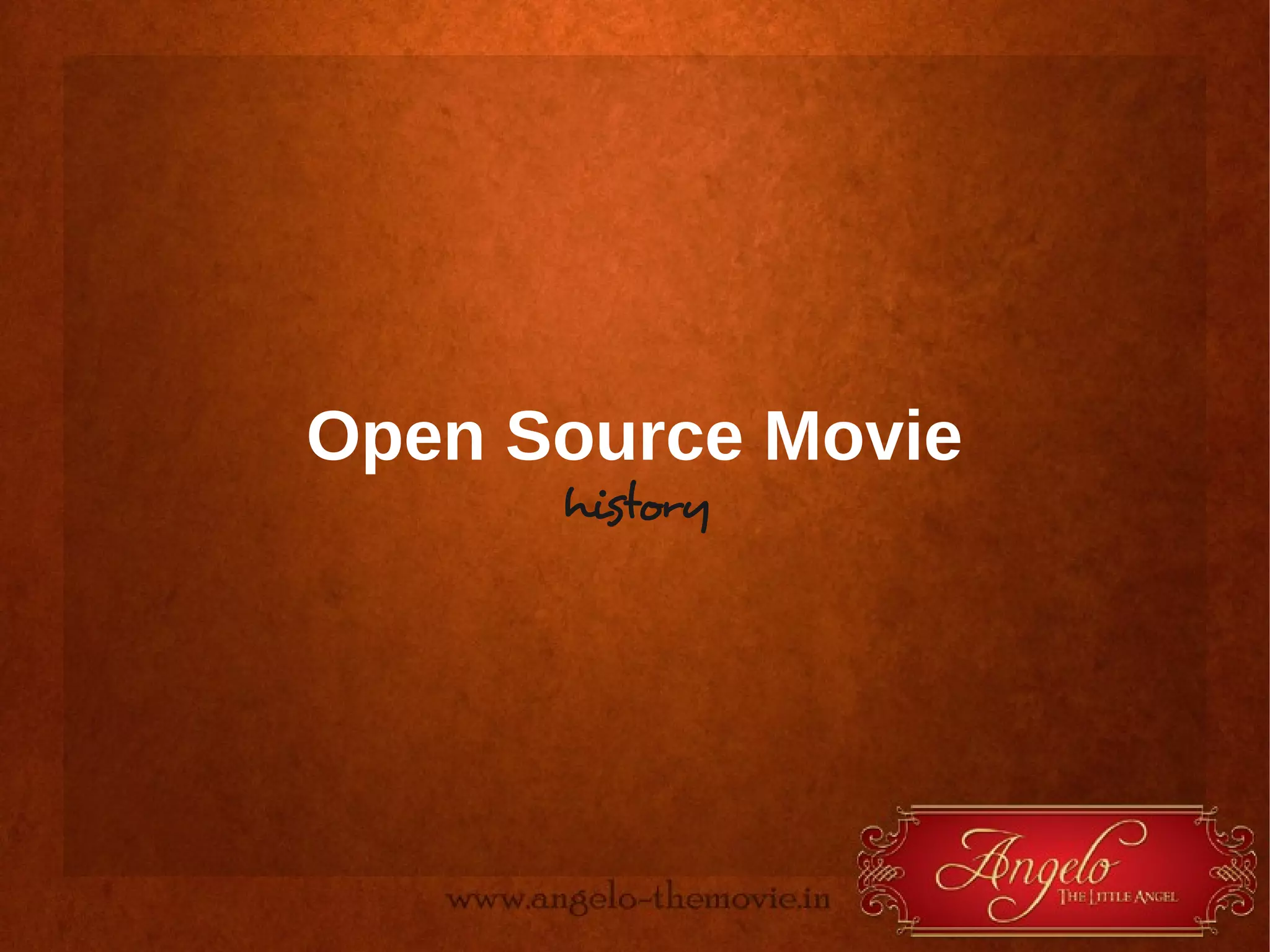 Open source movie history | PDF | Computer Animation | Computer Software and Applications