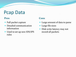 Open source network forensics and advanced pcap analysis | PPTX