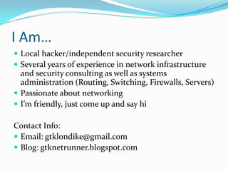 Open source network forensics and advanced pcap analysis | PPTX