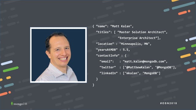 Open Source North - MongoDB Advanced Schema Design Patterns | PPTX