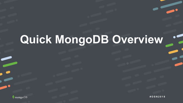 Open Source North - MongoDB Advanced Schema Design Patterns | PPTX