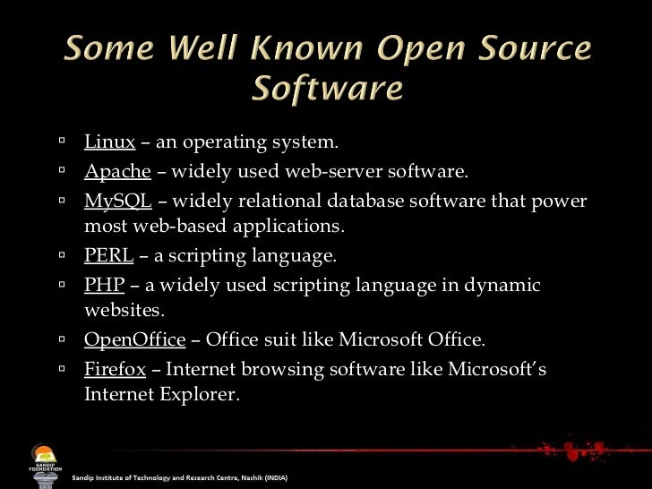 Open source operating systems