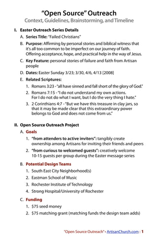 Open Source Outreach Handout | PAGES