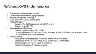 Open source policy open daylight and opflex | PPT