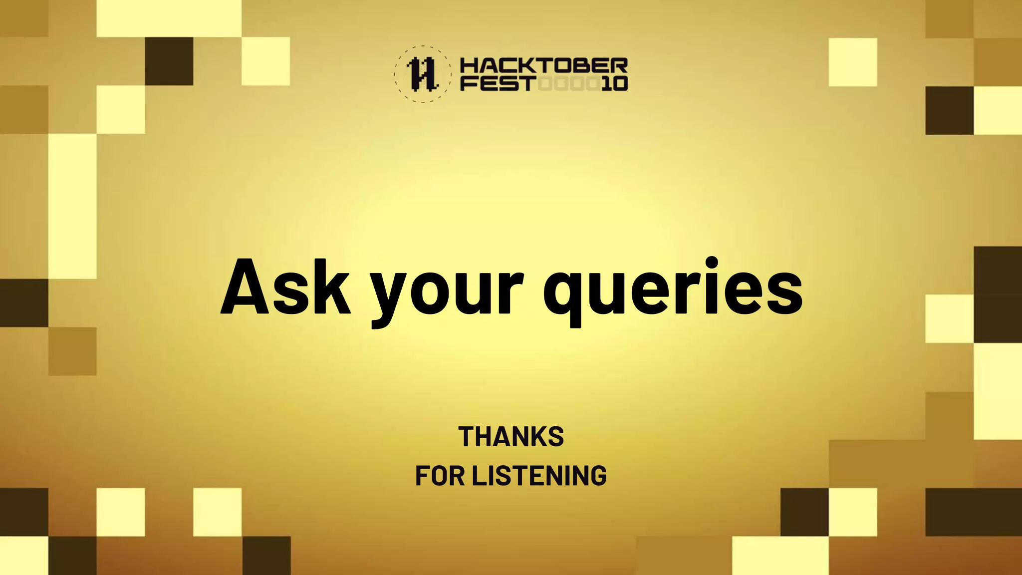 Hacktober Fest 2023 Session | PPT
