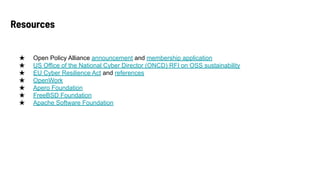 Open Source and Public Policy | PPT