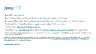 Open Source and Public Policy | PPT