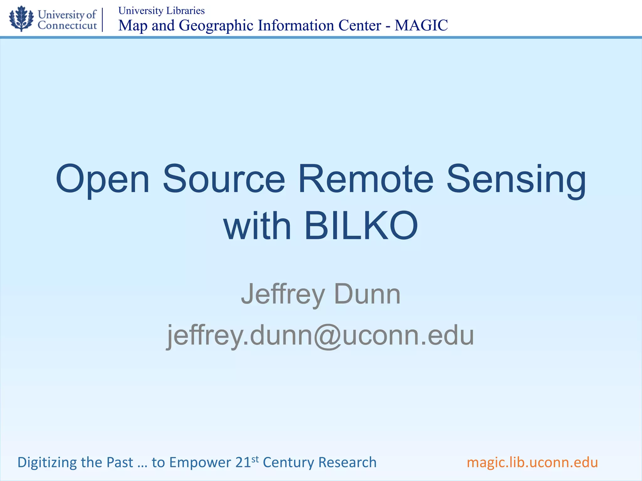 Open source remote sensing | PDF