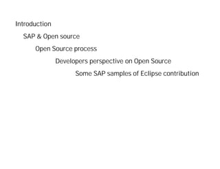 Eclipse Open Source @ SAP | PDF