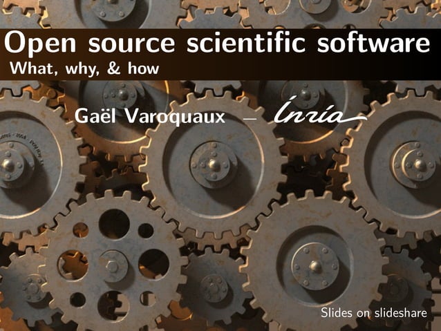 Open Source Scientific Software | PPT