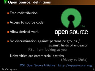 Open Source Scientific Software | PPT