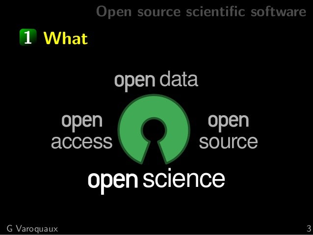Open Source Scientific Software