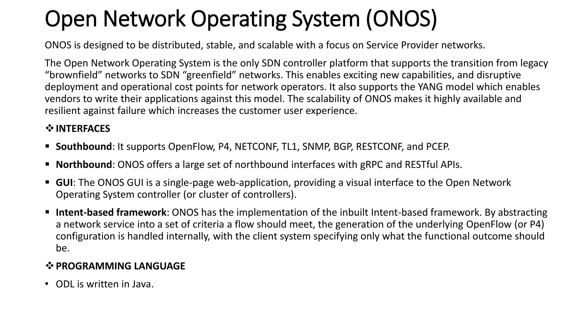 Open source sdn controllers comparison | PPTX